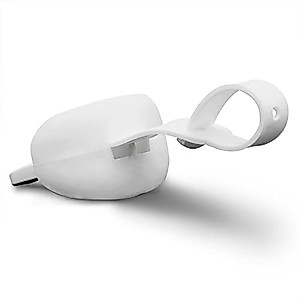 Markwort Vettex Doubleguard Mouthguard for Football, Lacrosse, MMA, Boxing, Braces - Breathable Doubleguard with Lip Protection and Strap,White