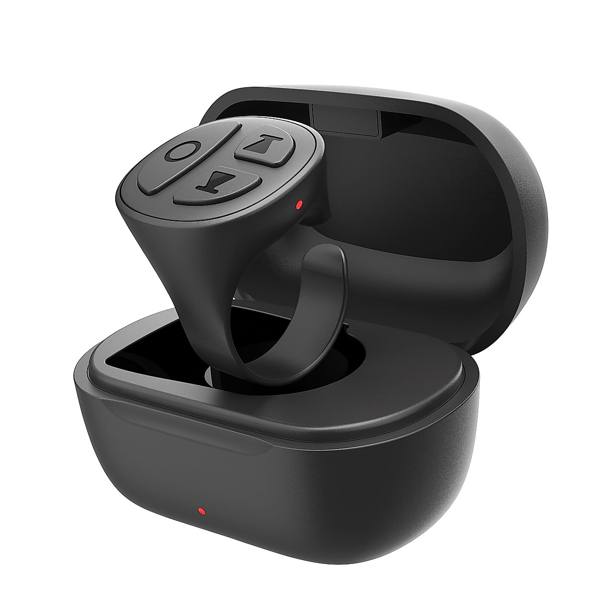 STDFORU TikTok Scrolling Ring Remote Control Kindle App Page Turner Camera Remote Shutter TIK Tok Scrolling Ring for iPhone iPad Android iOS (Black)