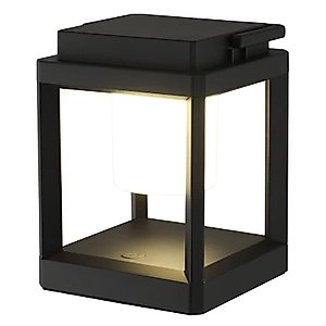 Solar-Powered LED Lantern, Dimmable Hanging Camping Lantern Light, IP44 Waterproof Table Lamp for Garden Table Patio Party