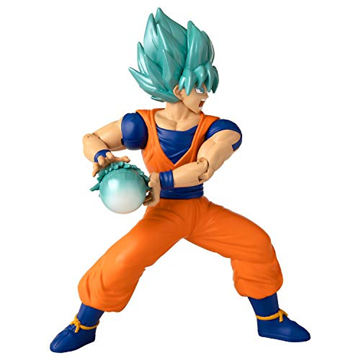 Bandai Namco - Dragon Ball Super - Super Saiyan Blue Goku, 7" Action Figure Attack Collection