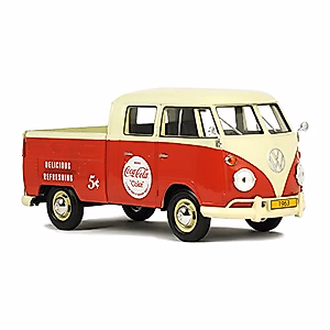 Coca-Cola 1/24 1963 Volkswagen Type 2 T1 Pickup with Metal Vending Machine