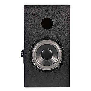 Magnavox MHT990 2.1 Home Entertainment System with Bluetooth Wireless Technology and Color Changing Lights in Black | AUX Port | Subwoofer with 2 Speakers | Pulsing Lights |