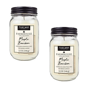 Tuscany Candle™ Farmhouse Collection (Maple Bourbon) - 12 Oz - 2-Pack