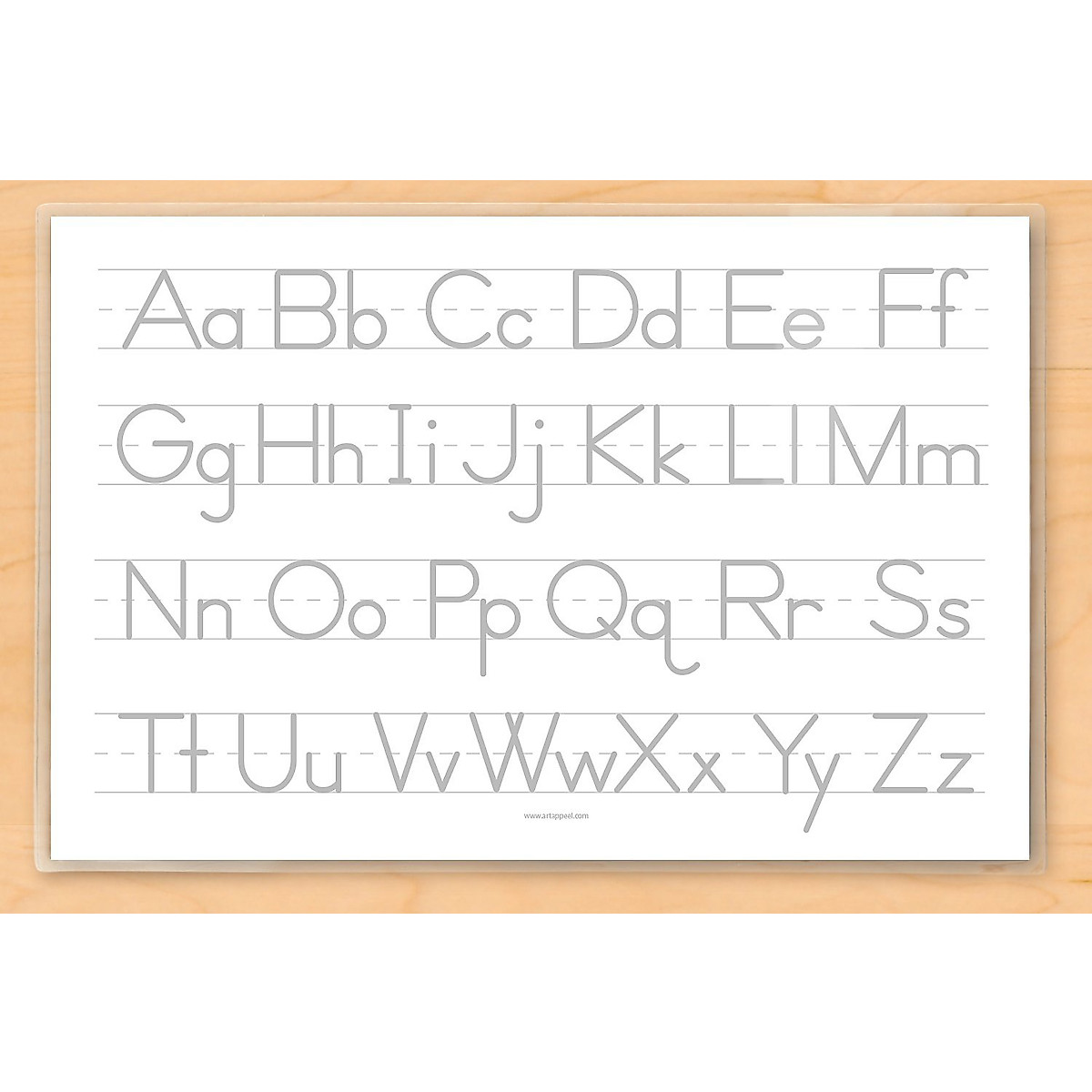 Alphabet Personalized Placemat for Kids, 18 Inches x 12 Inches, Laminated, by Art Appeel