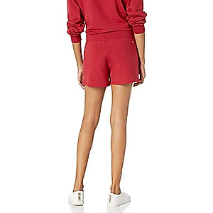 The Drop Women's Elaina Pull-On French Terry Sweatshort, Rio Red, L