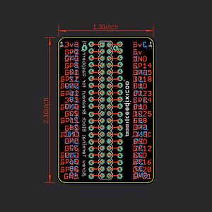 Treedix RPi GPIO Terminal Block Breakout Board Module Expansion Board Compatible with Raspberry Pi 4B/3B+/3B/2B/Zero/Zero W
