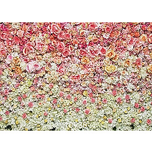 SJOLOON 7X5ft Floral Backdrop for Photography Valentine's Day Backdrop Wedding Backdrops Spring Flower Photography Backdrop Backdrops for Photographers Studio Props 10938