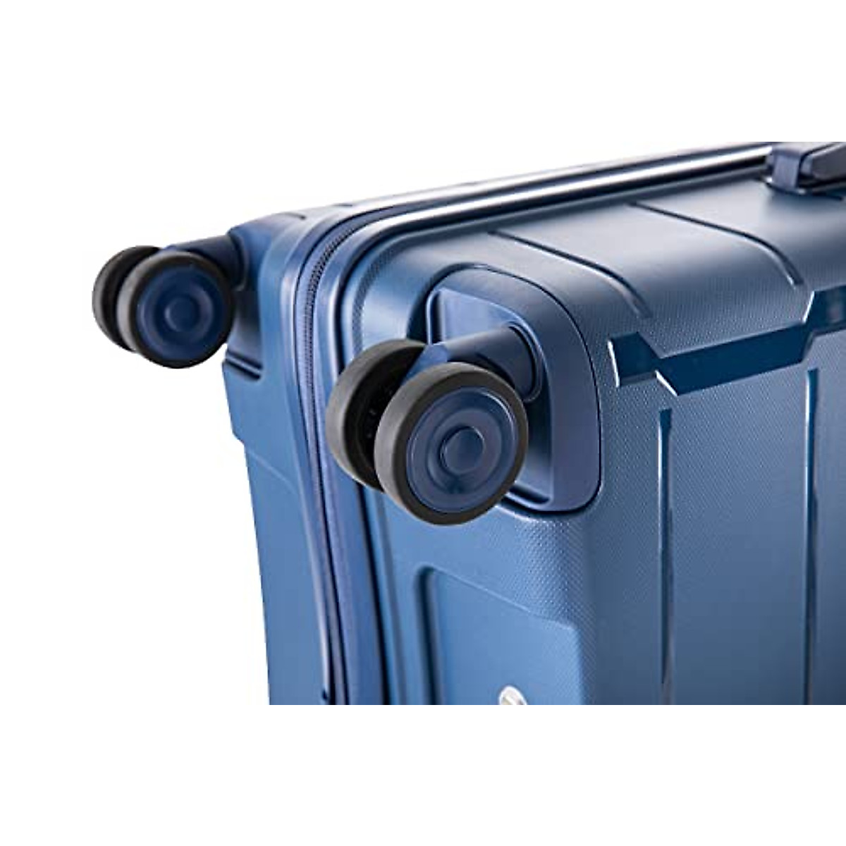 Rockland Vienna Hardside Luggage with Spinner Wheels, Navy, 3-Piece Set (20/24/28)