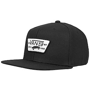 Vans Full Patch Snapback Cap One Size True Black