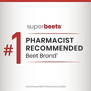 HumanN SuperBeets Black Cherry - Beet Root Powder - Nitric Oxide Boost for Blood Pressure, Circulation & Heart Health Support - Non-GMO Superfood Supplement - Natural Black Cherry Flavor, 30 Servings