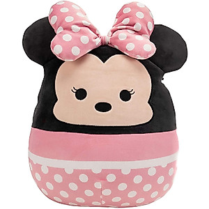 SQUISHMALLOW KellyToy - Disney Minnie Mouse - 8 Inch (20cm) - Official Licensed Product - Exclusive Disney 2021 Squad