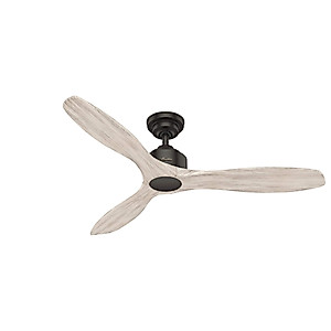 Hunter Fan Company 50791 Melbourne Indoor Ceiling Fan with Wall Control, 52", Matte Black Finish