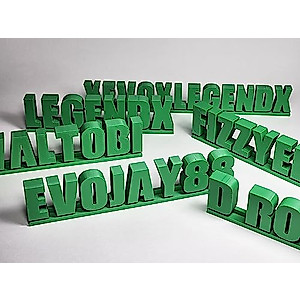 Personalized FPS War Game Nameplate/Nametag - 3D Gamer Tag - Game Accessories - Custom FPS Name Plate - Mancave Gift - War Game Gift