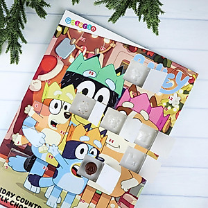 Galerie Bluey Advent Calendar, Countdown To Christmas 2023, 24 Days with Chocolate, 1.76 Ounces