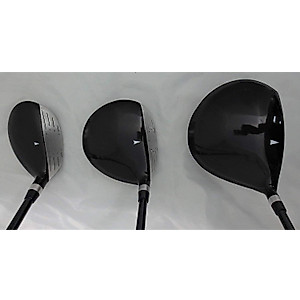 Mens Left Handed Golf Complete Set Driver, Wood, Hybrid, Irons, Wedge, Putter Clubs Deluxe Stand Bag Lefty LH