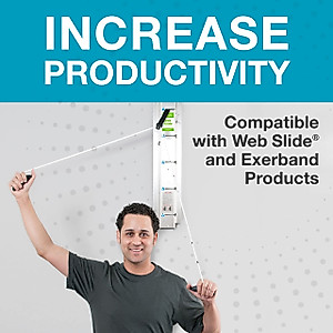Home Ranger-Premium Shoulder Pulley System - Home Ranger-92, Model 260 - Modified Version with Assisted-grip Handles and Stainless Steel Over-The-Door Bracket Attachment - Easy Set-up, Range of Motion
