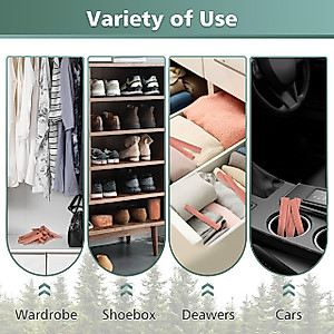 UNIVIVO 50PCS Cedar Sticks, 100% Aromatic Red Cedar Blocks for Closet Storage, Wardrobe, Closets Drawers