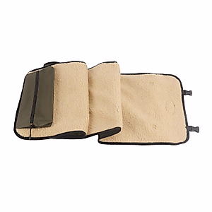 TOURBON Shooting Hunting Roll-up Gun Cleaning Mat Pad with Tool Storage Pocket