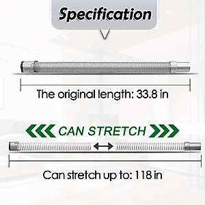 Replacement Vacuum Hose Compatible with Shark Navigator NV22 NV22L NV22T NV22LQ NV80 NV42 NV44 UV400 UV410 Vacuum Cleaner Accessories Replacement Part No.1114FC