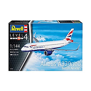 Revell 03840 Airbus A320neo, 1:144 Scale Plastic Model Kit