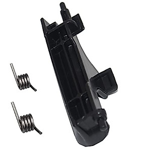 Ezzy Auto Black Center Console Armrest Lid Latch Latches fit for 2013-2018 Acura RDX with Stainless Steel Spring