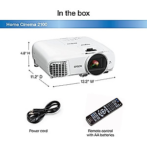 Epson Home Cinema 2100 1080p 3LCD projector