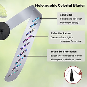 NewBeeclassic Fans for Tables,Portable Table Food Fan Picnic Drive Fans for Outdoor Indoor Party Meal (4 Pack