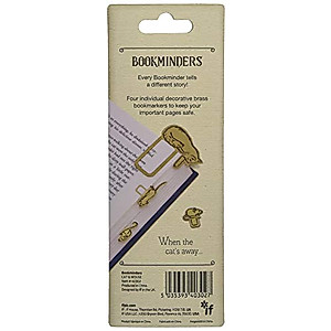 Bookminders Brass Page Markers - Cat & Mouse