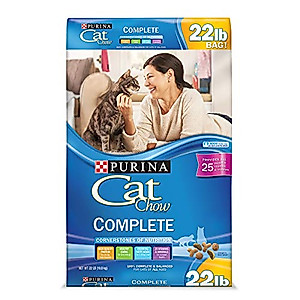 Purina Cat Chow High Protein Dry Cat Food, Complete - 22 lb. Bag