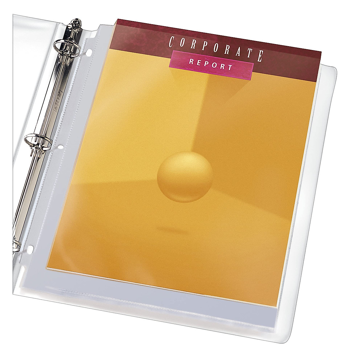 Avery Clear High-Capacity Sheet Protectors, Hold 50 Sheets, Heavyweight, 25 Multi Page Protectors (74171)