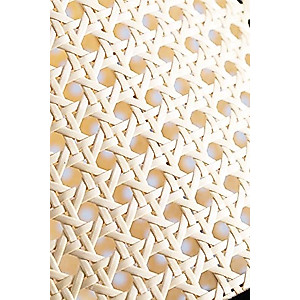 VidaLite Nakuv - Modern Bohemian Floor Lamp with 2 Tier PVC Rattan Shade and Velvet Stiched Rim for Foyer, Kitchen Living Room, Bedroom, Beige