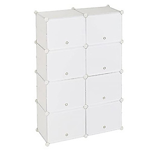 NA 7-Tier Portable 28 Pair Shoe Rack Organizer 14 Grids Tower Shelf Storage Cabinet Stand Expandable for Heels, Boots, Slippers, White