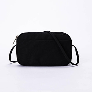 YONBEN Womens Crossbody Bag Small Shoulder Handbags Ladies Designer Satchel Purse (Black, S)