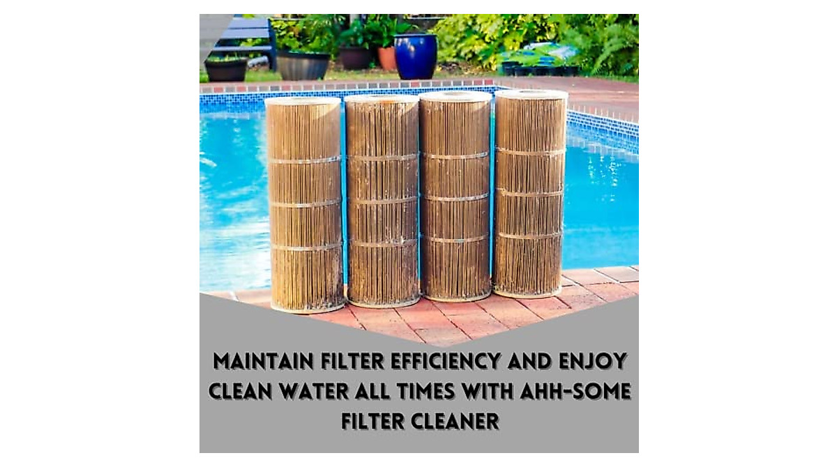 AhhSome Hot Tub & Pool Filter Cleaner - 6 Months Supply