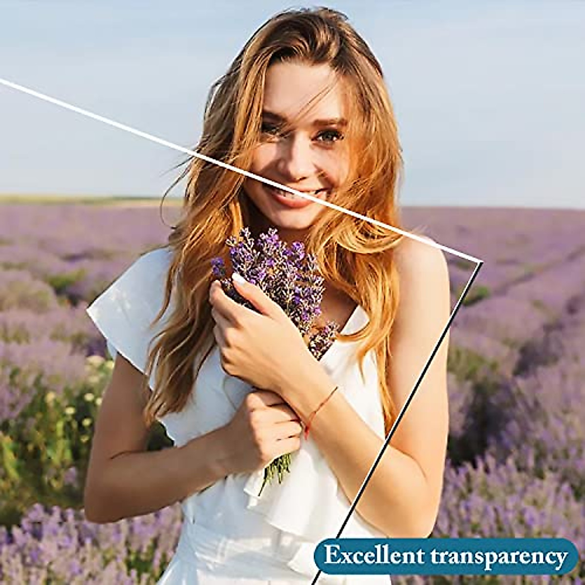 2 piece12” x 16”Acrylic Sheet Clear Cast Plexiglass Small Panel 1/8ThickTransparent Plastic Plexi Glass Board with Protective Paper for Signs,Clear Acrylic Perspex Sheet Plastic Sheeting…