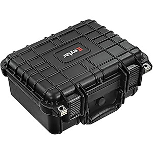 Eylar Protective Hard Camera Case Water & Shock Proof w/Foam TSA Approved 13.37 Inch 11.62 Inch 6 Inch Black