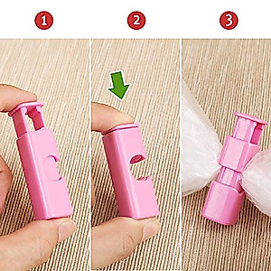 Cozihom Squeeze Bread Bag Cinch Clips, Slip Grip Easy Squeeze & Lock, 4 Color, 12 Pack