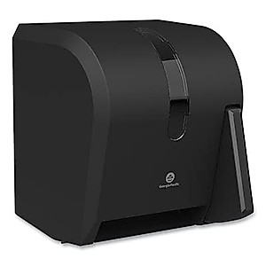 Georgia-Pacific Push Paddle Roll Paper Towel Dispenser by GP PRO, 54338A, Black