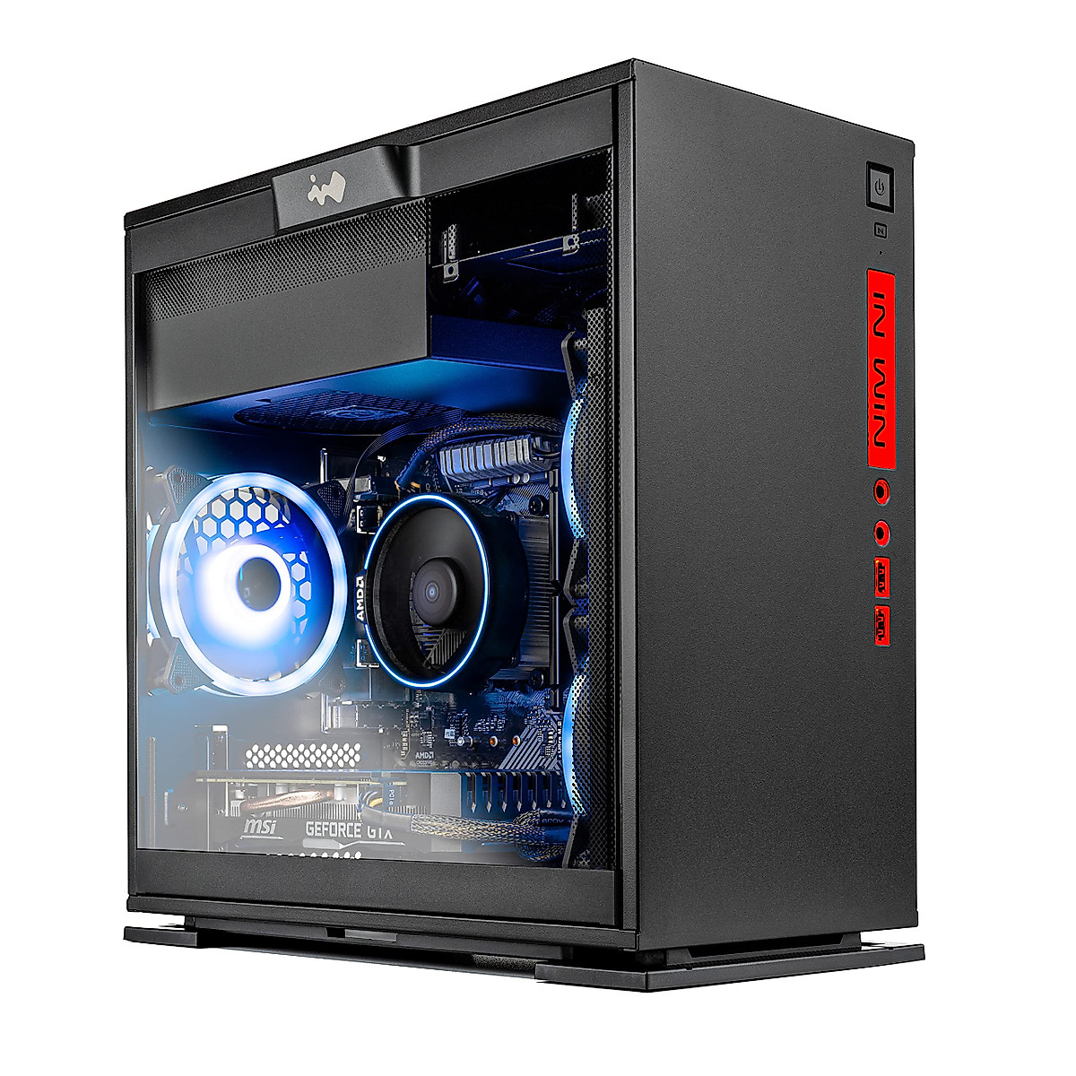 Skytech Gaming Legacy Mini Gaming PC Desktop – Intel Core i3 10100F 3.6 GHz, GTX 1650, 500GB SSD, 16G DDR4 3200, 600W Gold PSU, AC Wi-Fi, Windows 10 Home 64-bit