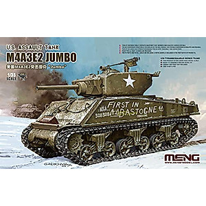 MENG 1/35 Scale US Asault Tank M4E3A2 Jumbo - Plastic Model Building Kit # TS-045