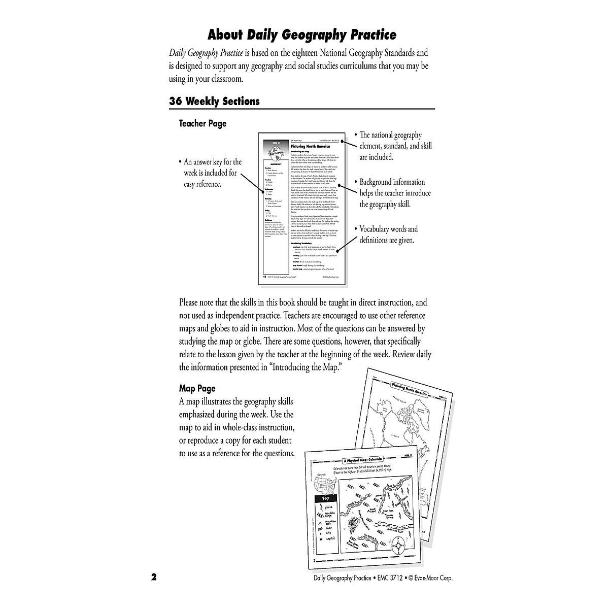 Daily Geography Practice ,Grade 3