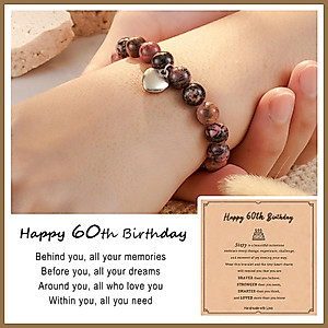 HGDEER 60th Birthday Decorations Gifts for Women Woman Under 10 5 20 Dollars