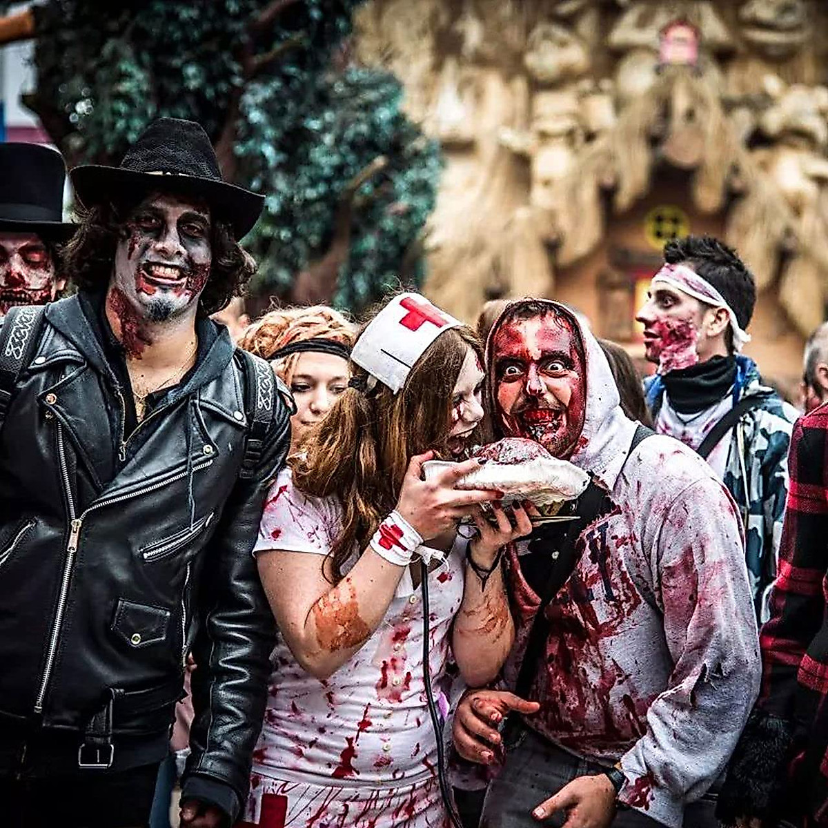 Paminify 2.1oz Fake Blood Spray, Blood Splatter, Halloween Liquid Blood for Clothes, Zombie, Vampire and Monster SFX Makeup & Theater,Dark