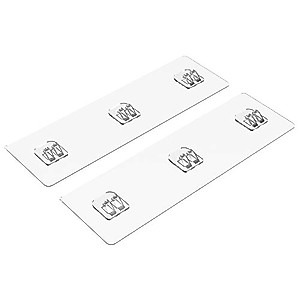 GeekDigg adhesive sticker for no drilling shower caddy - transparent