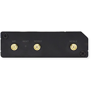 Teltonika RUT2400AU000 Model RUT240 Industrial Cellular Router, Black; for use with All US Carriers (ATT, T-Mobile, Bell, and Verizon); 4G, 3G and 2G Frequencies; WiFi; WAN and LAN Ports