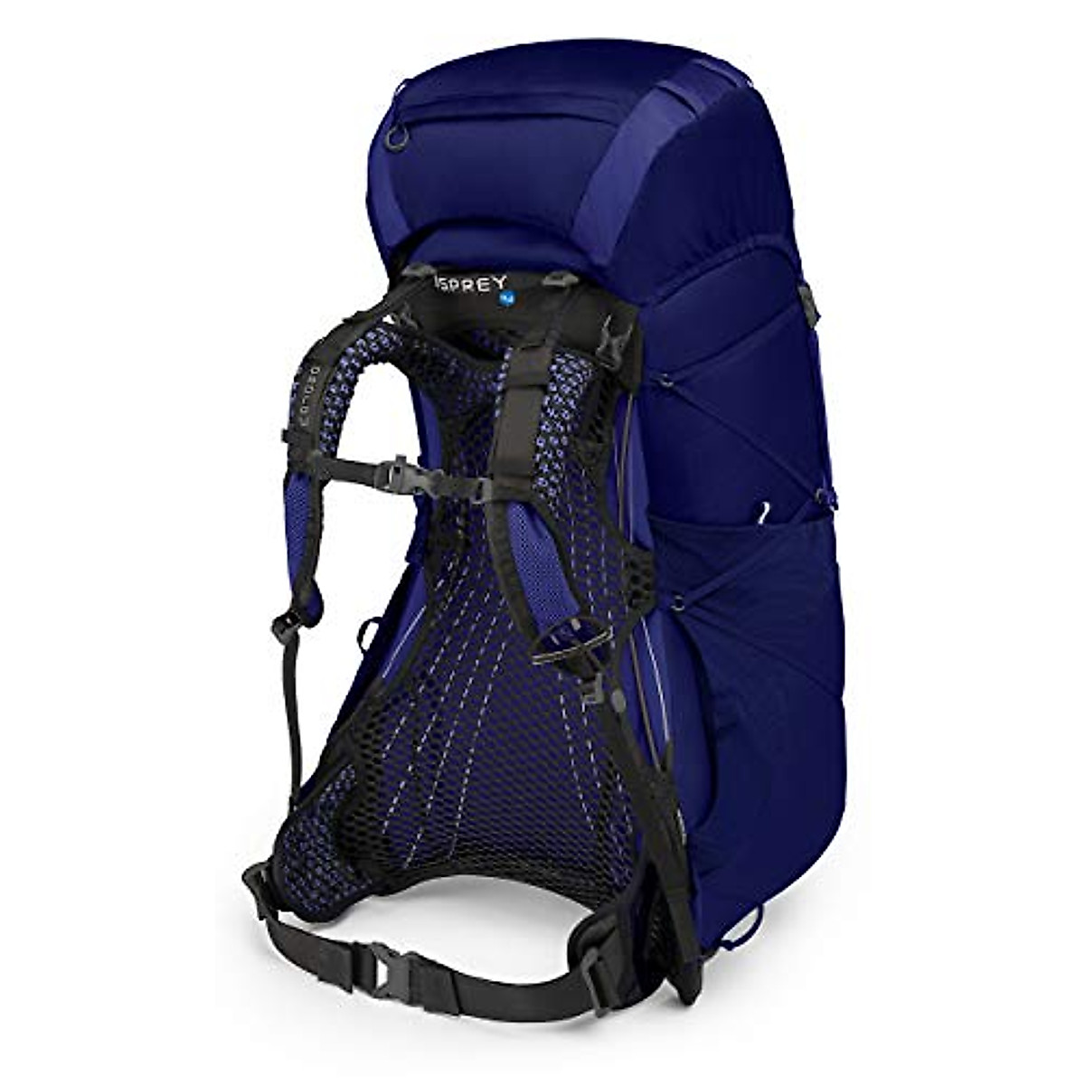 Osprey Packs Eja 58 Women's Backpacking Pack, Equinox Blue, Medium