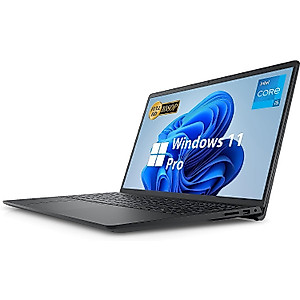 Dell 2023 Inspiron 15 Business Laptop, 15.6" 1920x1080 FHD Display, Intel Quad-Core i5-1135G7 2.4 GHz, Windows 11 Pro,Webcam, SD Card Reader, Carbon Black (32GB RAM | 1TB SSD)