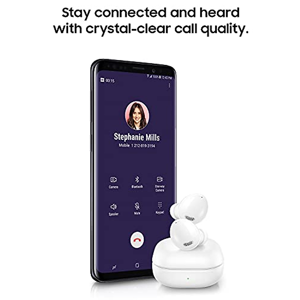 SAMSUNG Galaxy Buds Pro True Wireless Bluetooth Earbuds w/ Noise Cancelling, Charging Case, Quality Sound, Water Resistant, Long Battery Life, Touch Control, US Version, White