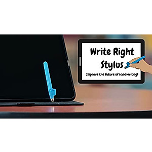 Write Right Stylus - Kids Stylus for Improving Handwriting (Blue)