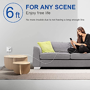 i Phone Fast Charger USB-C to Lightning Cable [2-Pack] Long Fast Charging Syncing Cords (6Ft) Compatible with 13/12 Pro Max,Mini,13/12/11 Pro/XR/XS Max,iPad